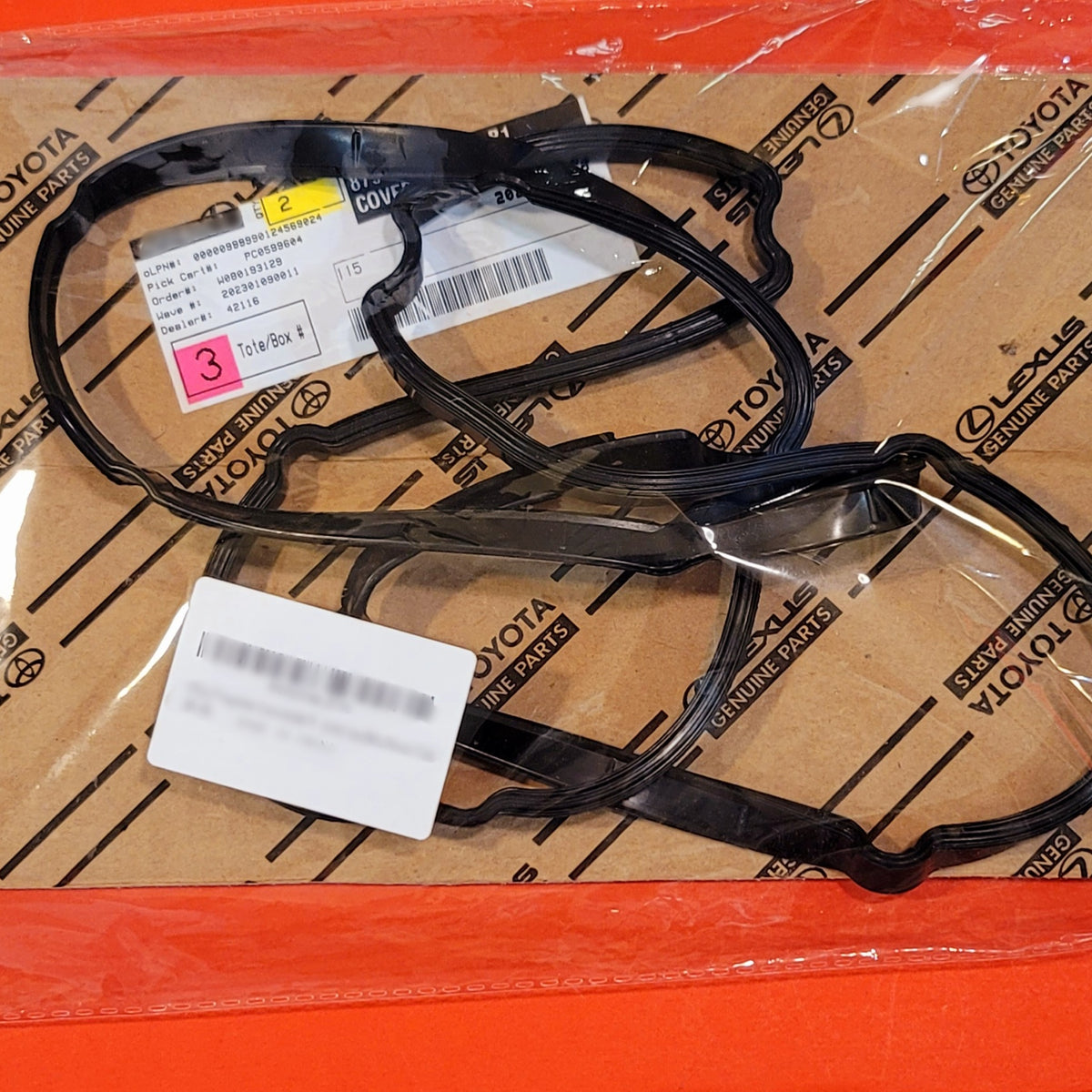 New | OEM# 11213-37050 | Valve Cover Gasket | Toyota | OVERNIGHT ...