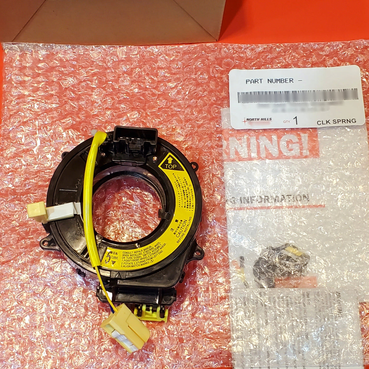 New | 2001-2003 Toyota Prius | Clock Spring | Overnight Shipping ...