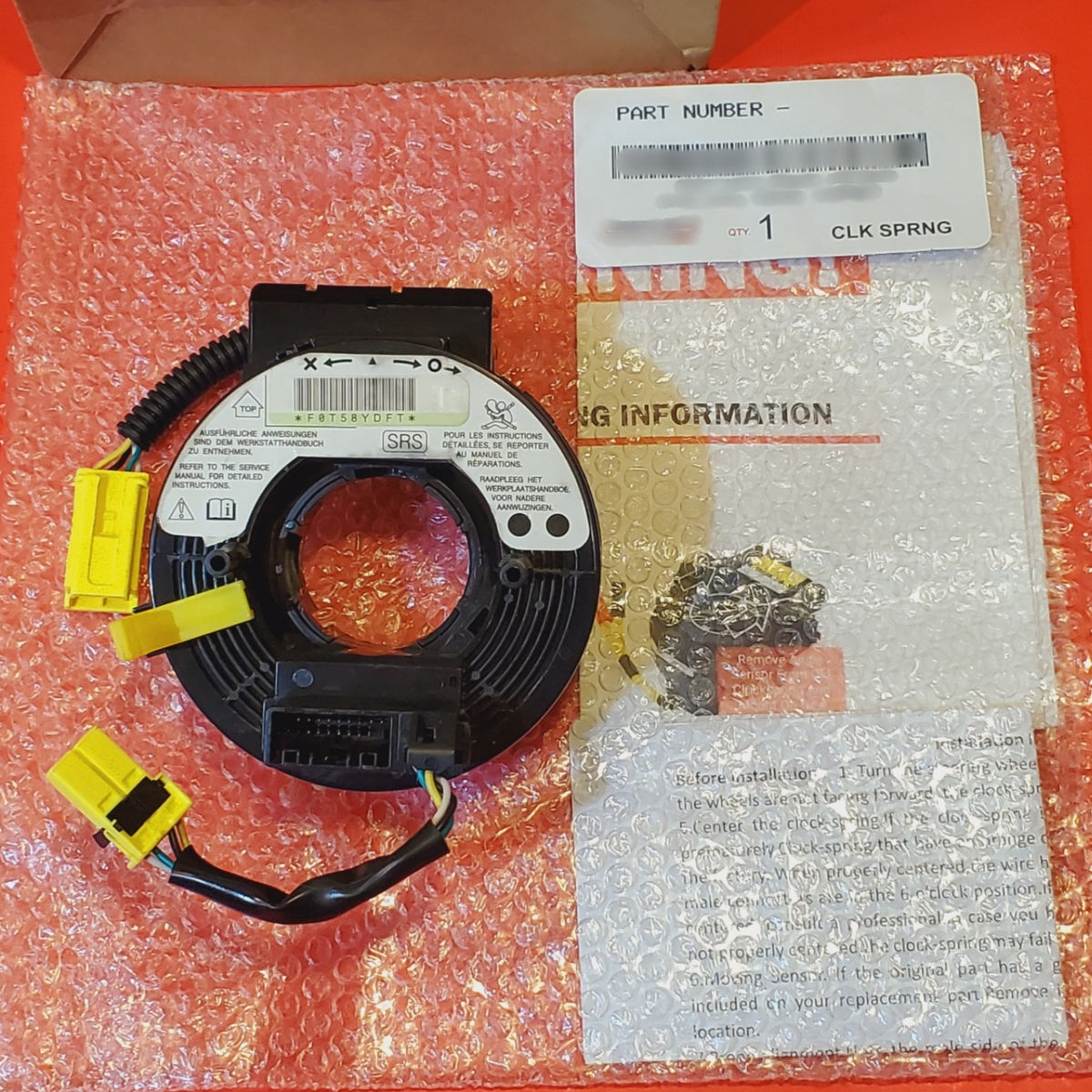 2009-2015 Honda Pilot | Clock Spring | Free 2-3 Day Shipping! | 2009 ...