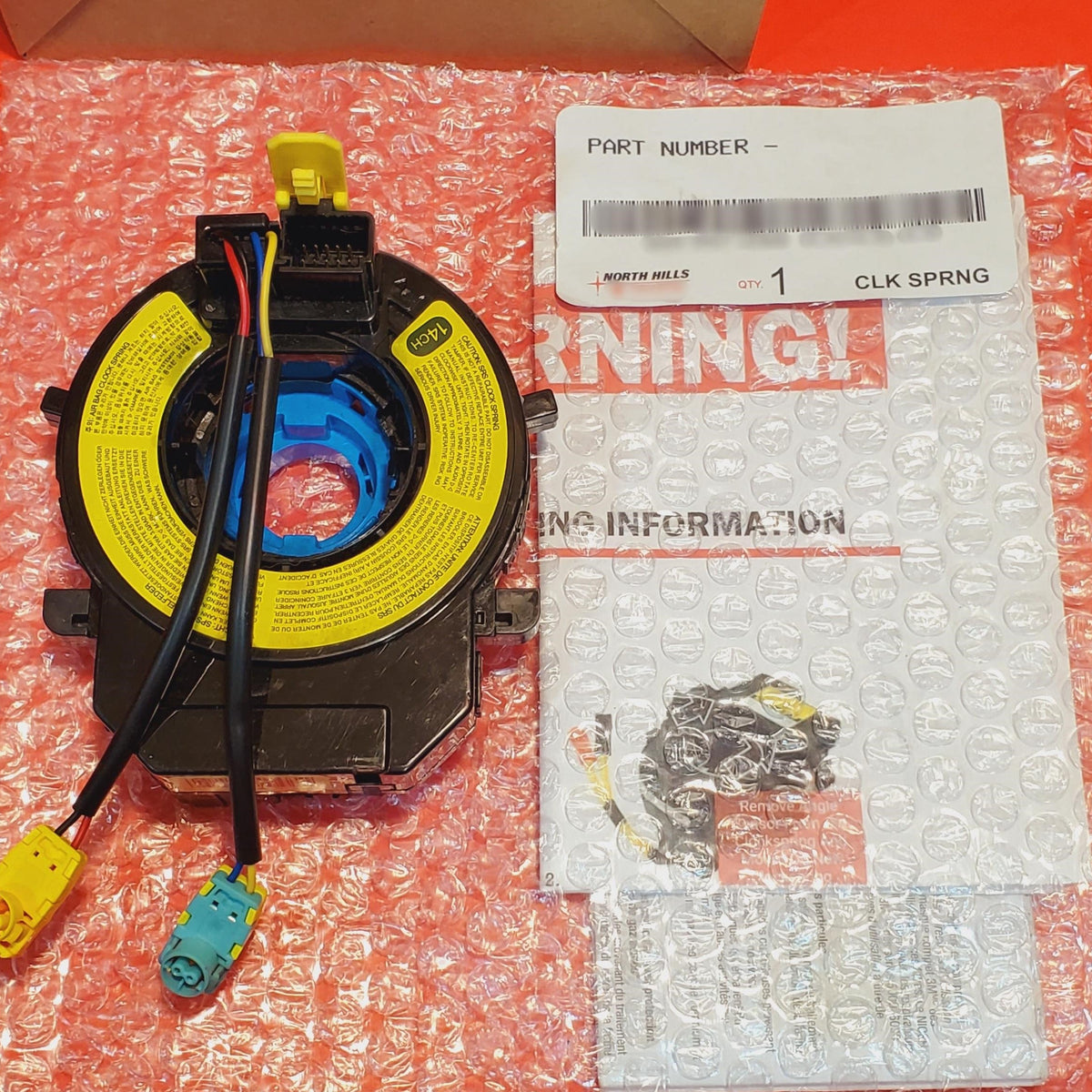 New | OE# 93490-3V120 | Kia/Hyundai | Clock Spring | OVERNIGHT SHIPPING ...