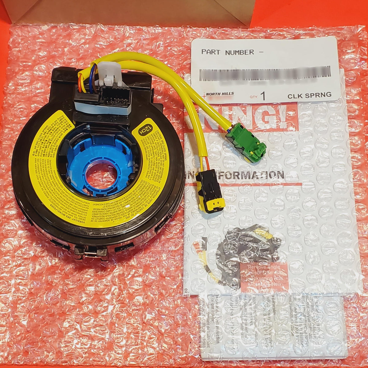 OE# 93490-2B300 | Kia/Hyundai | Clock Spring | OVERNIGHT SHIPPING ...